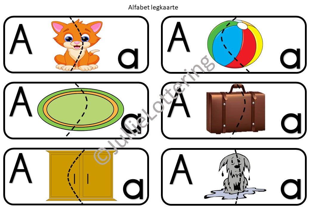 Afrikaans Alphabet ABC Posting Puzzle Afrikaans – Liley And Luca