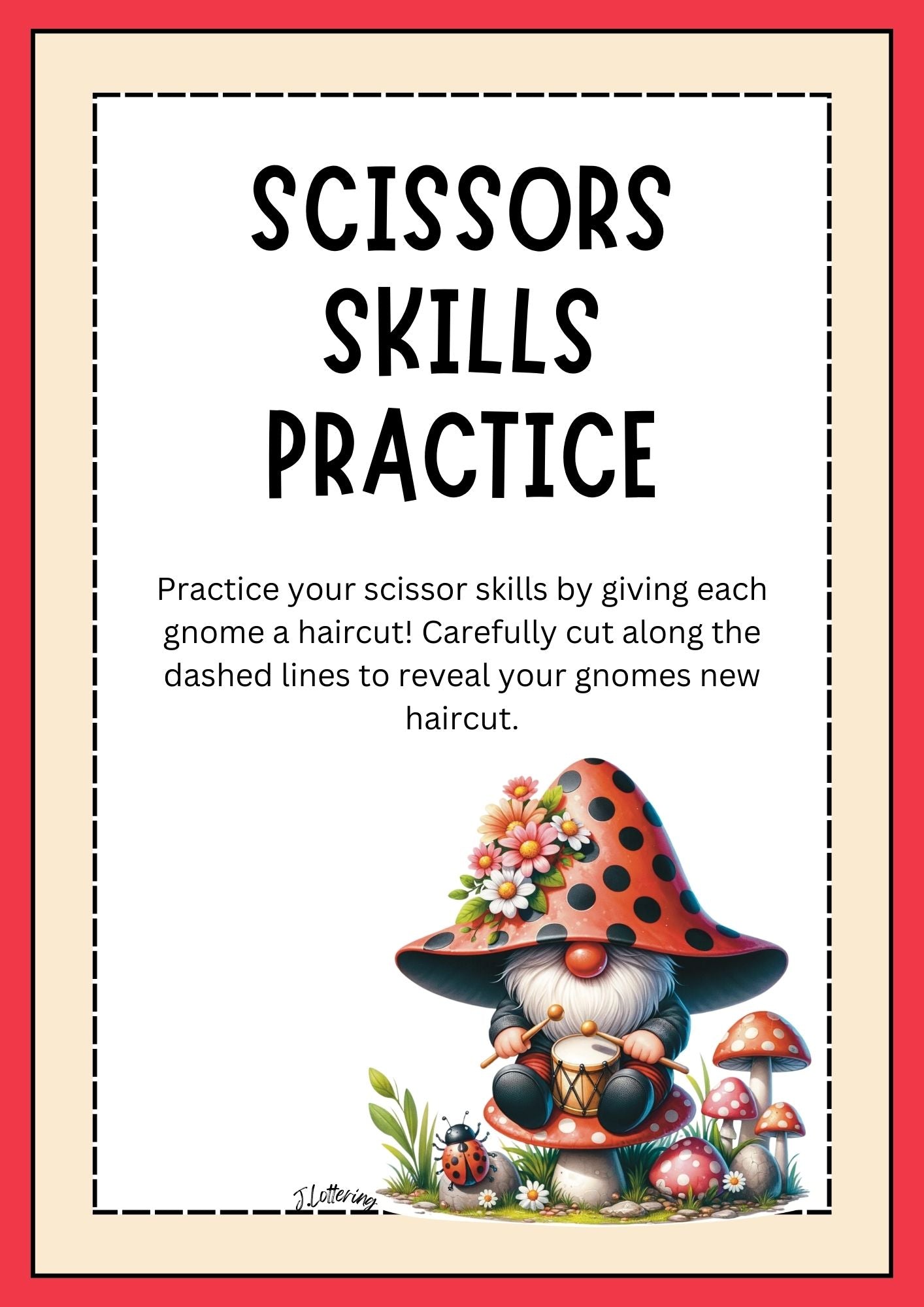 Scissor skills PDF – KleuterKreatief