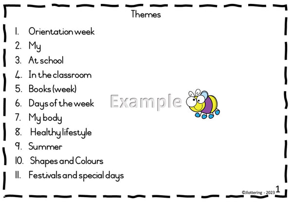 grade R - TERM 1 - Curriculum English 2024 – KleuterKreatief