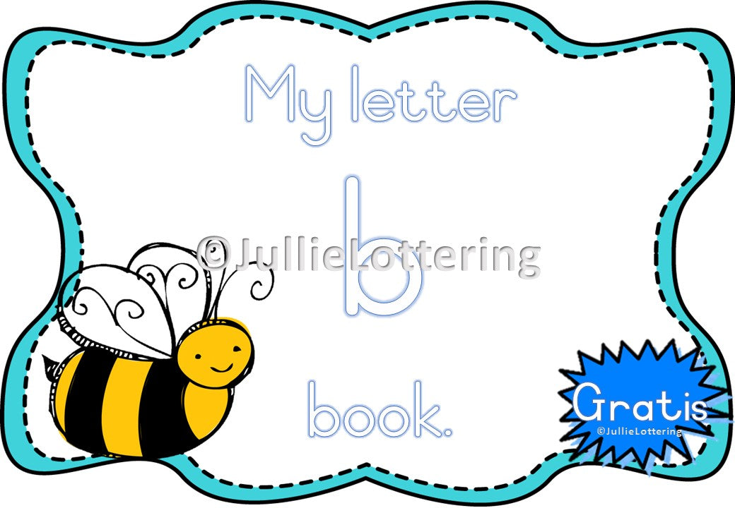 Alphabet letter b-book – KleuterKreatief