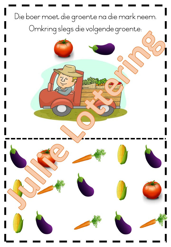 4-5jaar Werkboekie kwartaal 3 Afrikaans – KleuterKreatief